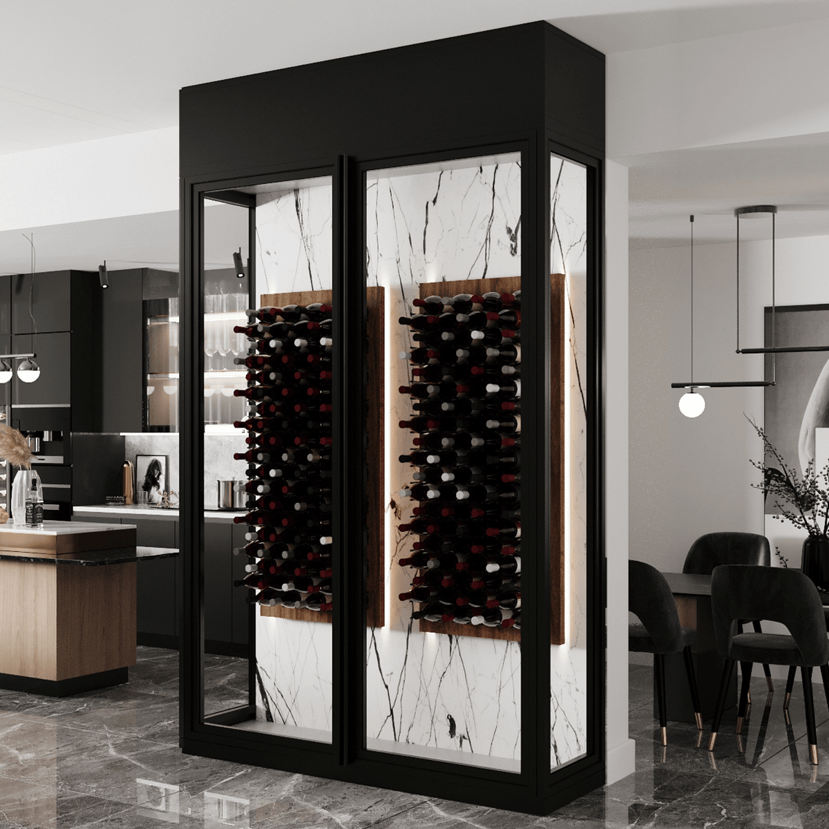 VITRUS Glass Enclosed Wine Cellar - Model A – Wine Cellar HQ