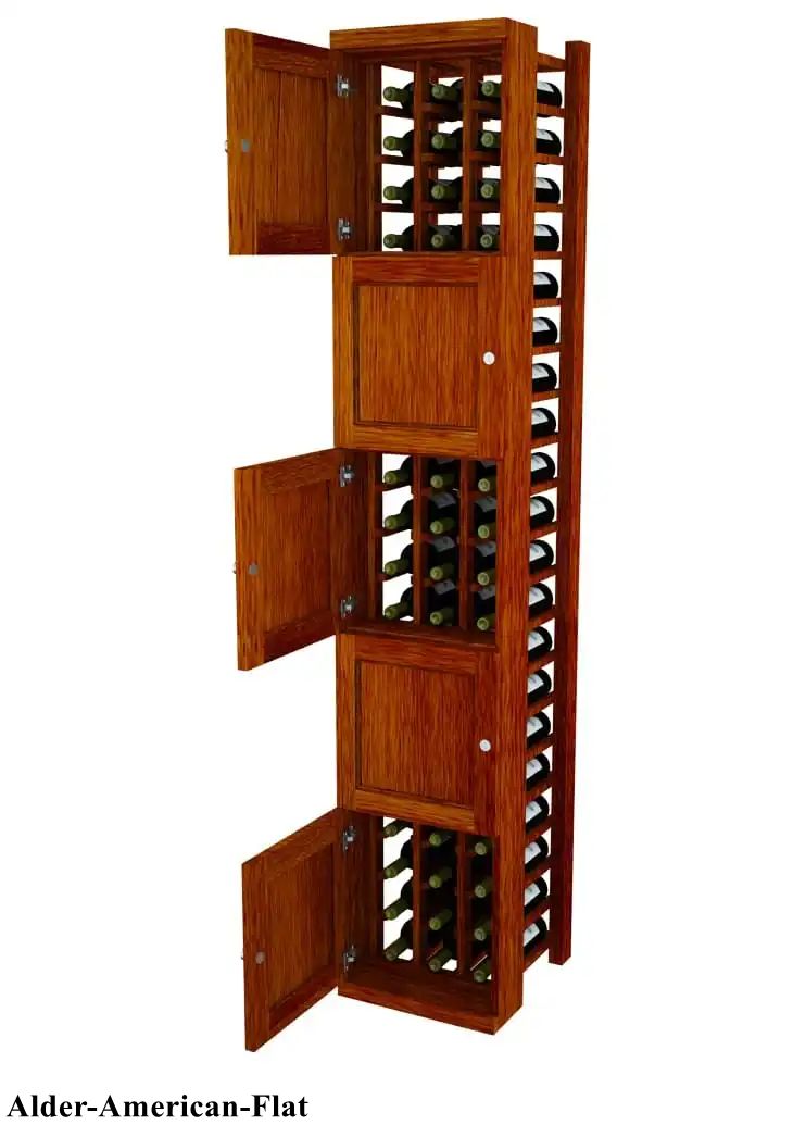 Vinostor Wine Lockers – 5 Locking Bins - 83-5/8″ Tall - Individual Bot ...
