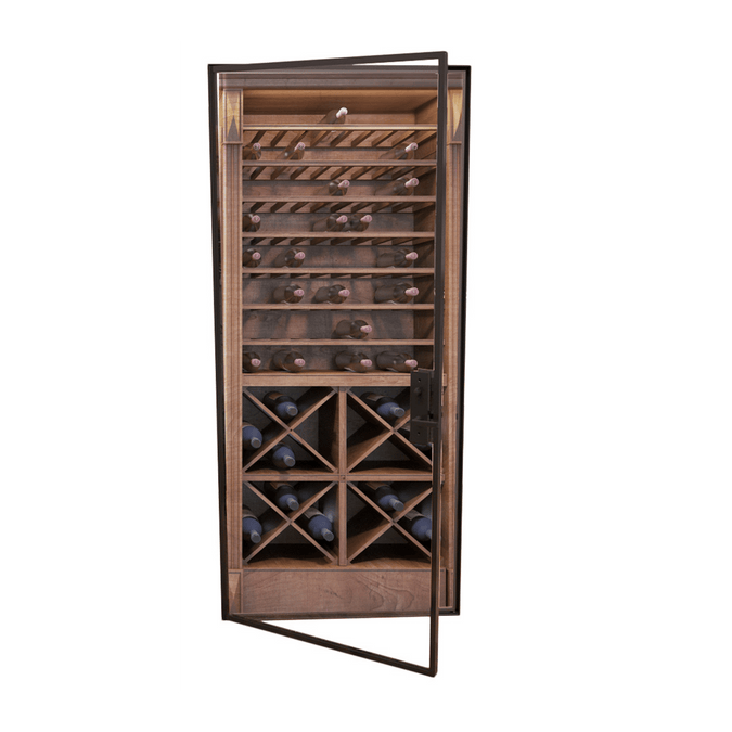 Glass Enclosed Wine Cellar Bronze Door – Wine Cellar HQ