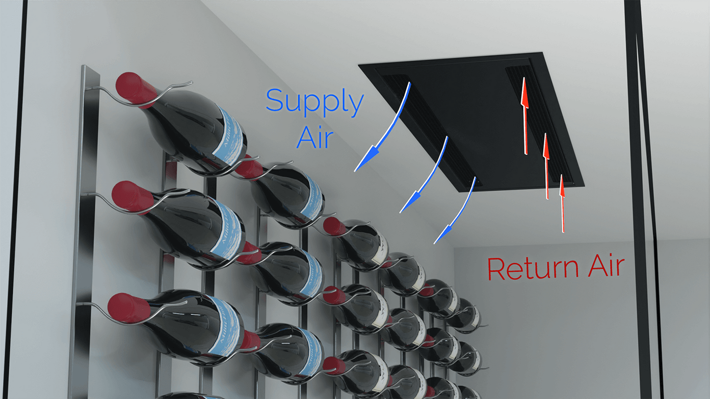 Wine Guardian® CS025 Wine Wall Cooling System - WineCellarHQ.com