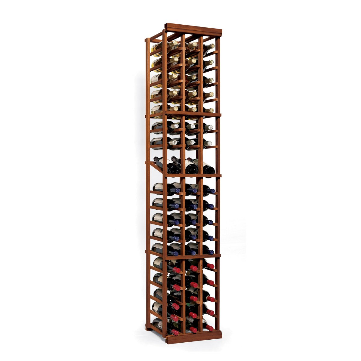 N'FINITY Dark Walnut Wine Rack Kit - 3 Column with Display – Wine Cellar HQ