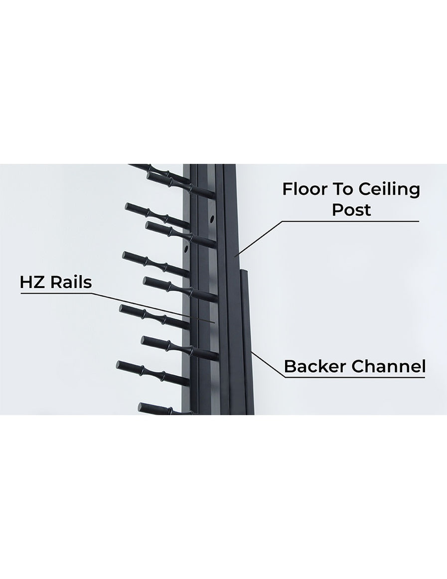 Ultra Floor-To-Ceiling Backer Channel | WineCellarHQ.com
