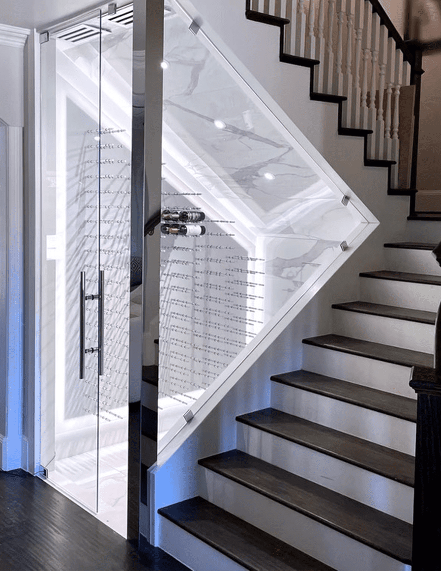 Fusion Wine Wall (Label Forward) - White Acrylic (3 Foot ...