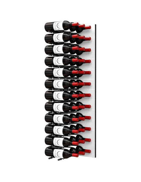 Fusion Wine Wall (Label Forward) - White Acrylic (4 Foot) – Wine Cellar HQ