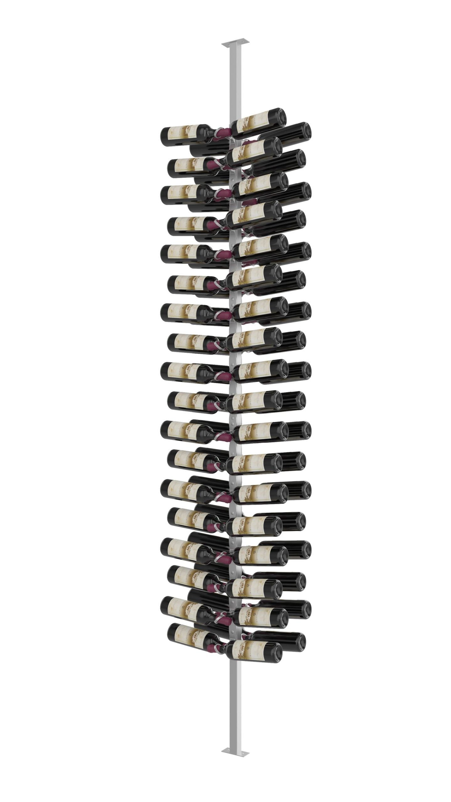 VintageView Helix Double Sided Wine Rack Post Kit 10 (complete floor-t ...