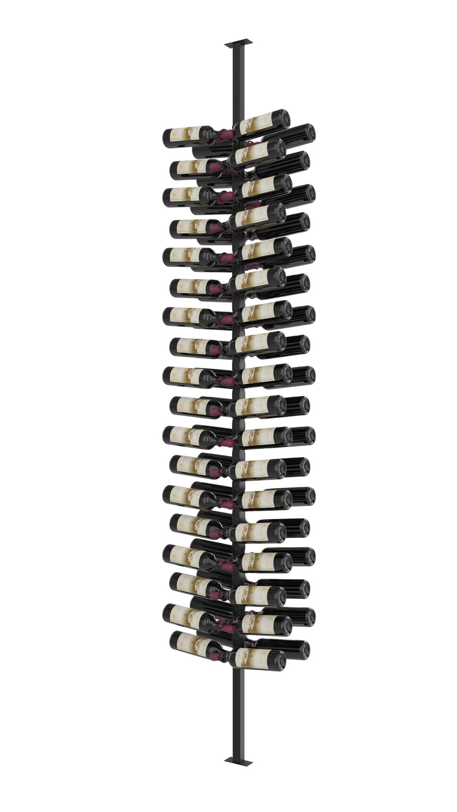 VintageView Helix Double Sided Wine Rack Post Kit 10 (complete floor-t ...