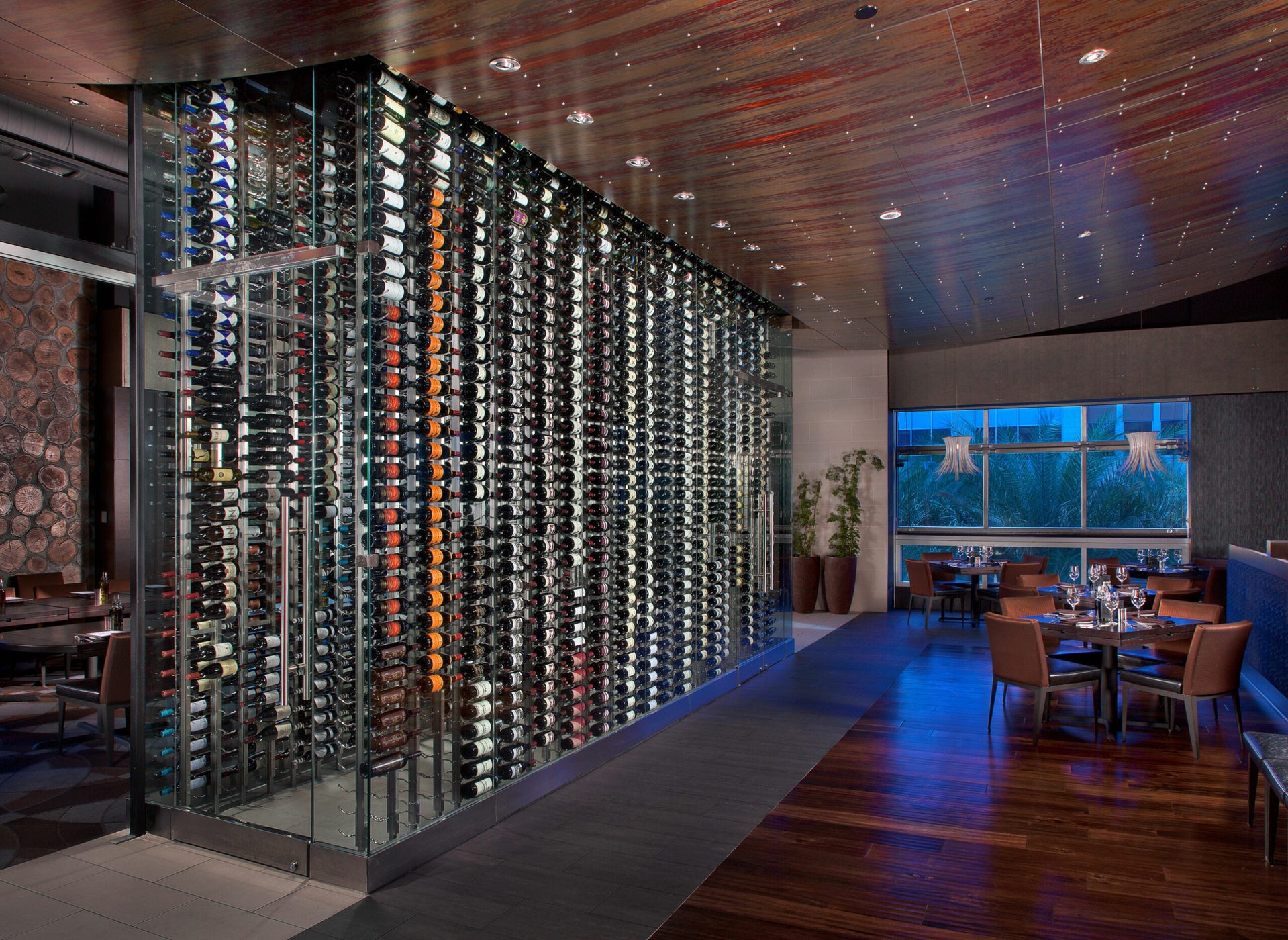 VintageView Two-Sided Floating Wine Rack Kit (42-84 Bottles ...